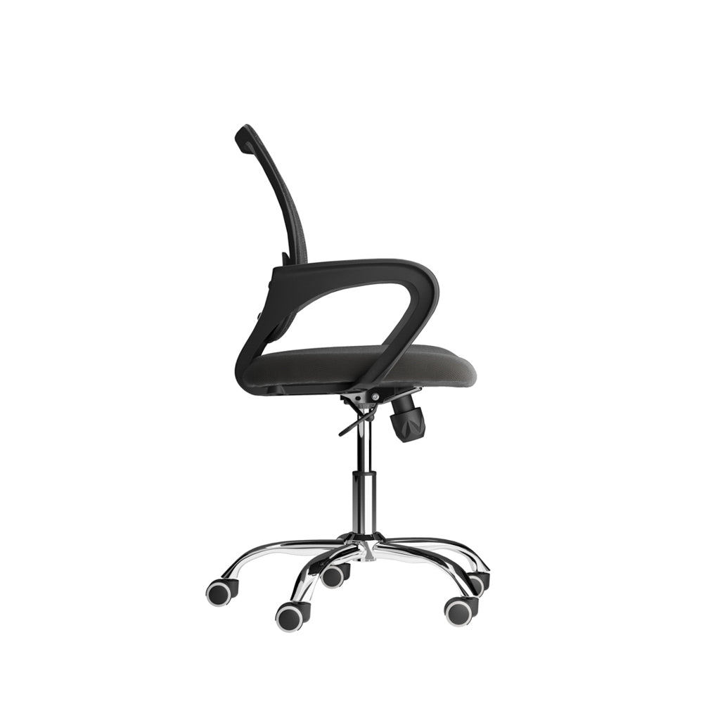 Tate Black Mesh Back Office Chair (TATEBLACK) - L.P.D – Interior Home Decor